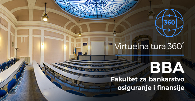 BBA - Fakultet za bankarstvo, osiguranje i finansije - Virtuelna Tura